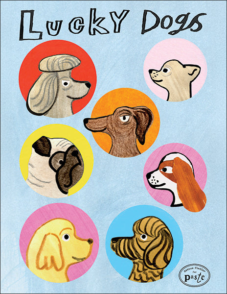 Lucky Dog Stickers by Paste – paste